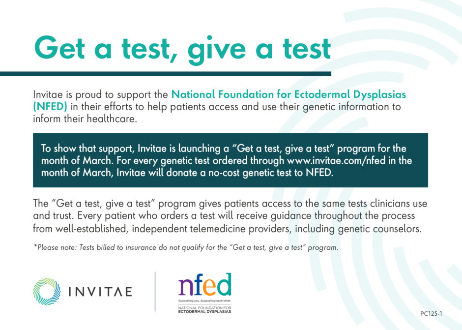 Get a Test, Give a Test - NFED